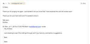 Tee It Up: Drafting Emails for Your Executive